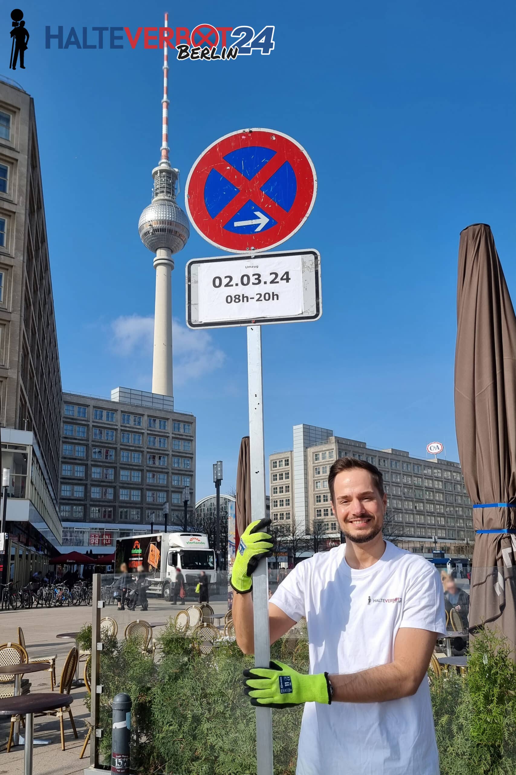 Halteverbot in Berlin beantragen – günstige Antragstellung in Berlin